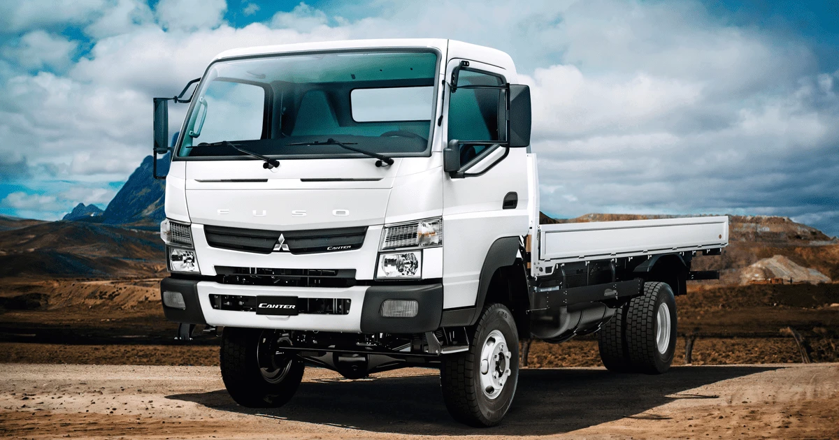 FUSO Canter 4x4: camión liviano con tracción total