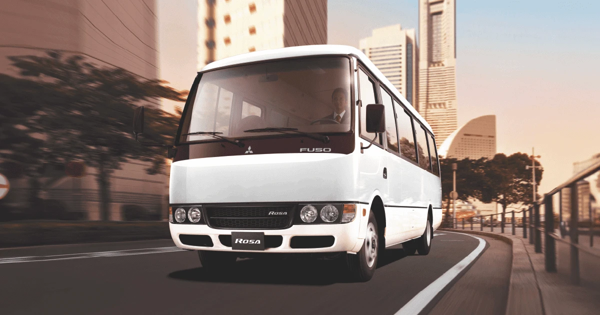 FUSO Rosa: bus seguro y confortable para pasajeros